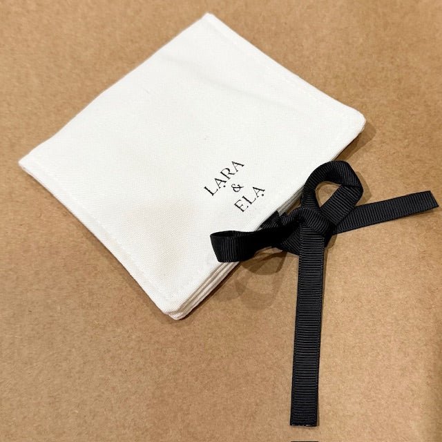 Lara & Ela | Linen Jewellery Pouch | Earrings